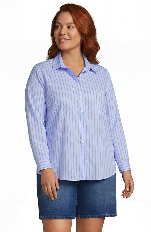 LANDS' END Lands' End No Iron Supima Cotton Long Sleeve Shirt